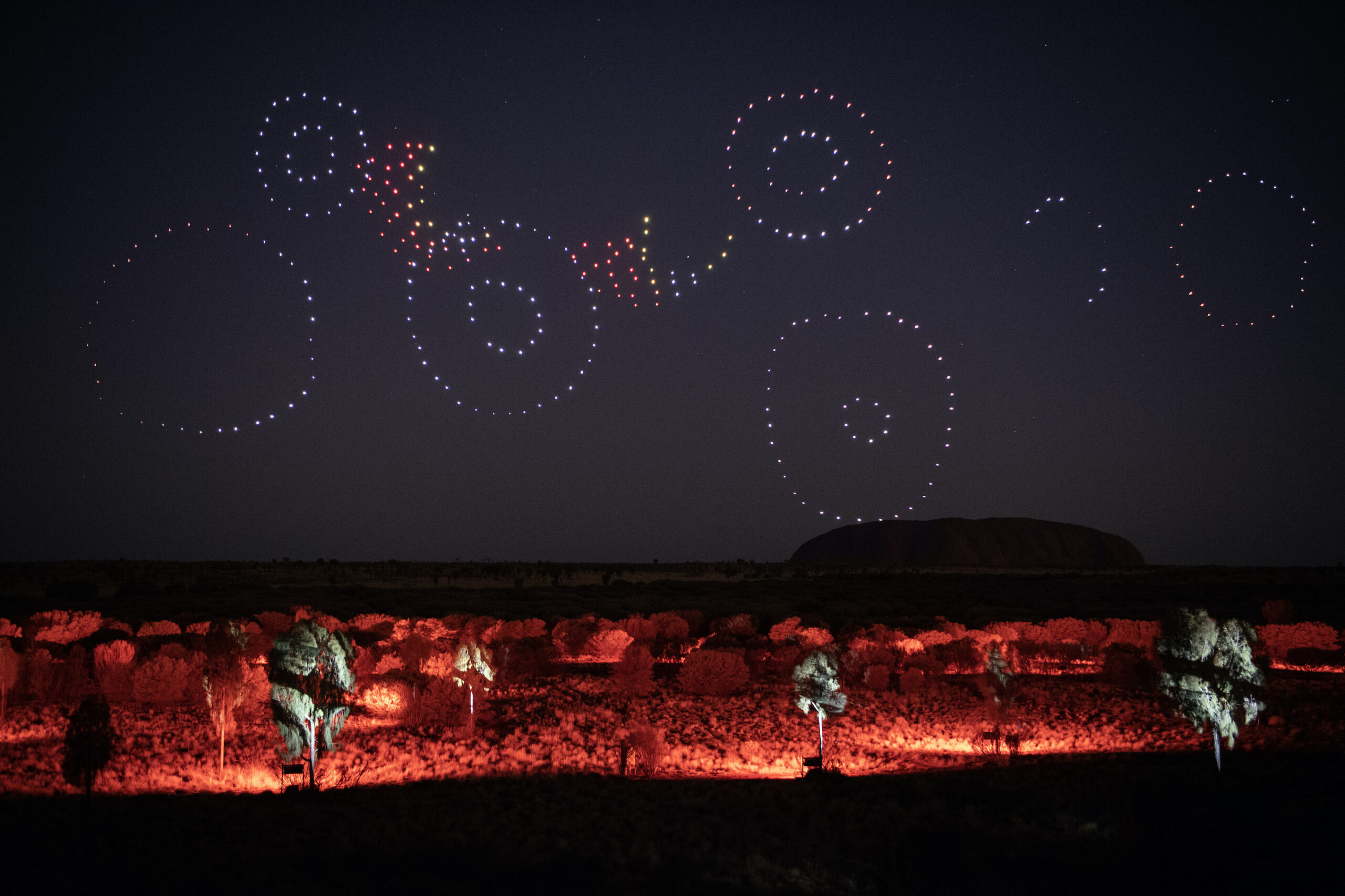 Uluru : Wintjiri Wiru Lights up the sky with a timeless story - Across Australia